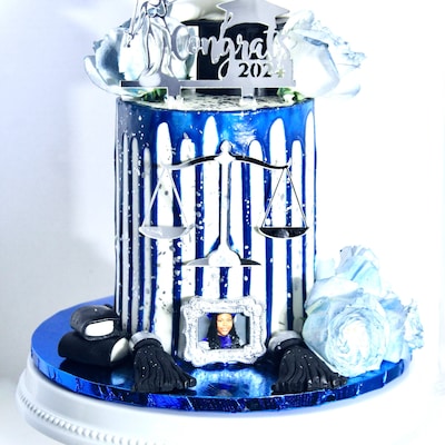 Lawyer Cake Topper, Law School Graduation Topper, Lawyer Graduation ...