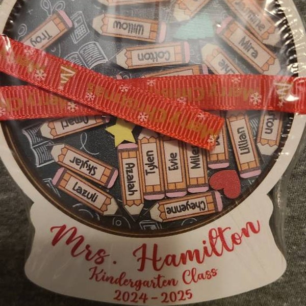 Custom Teacher Sticky Note Holder, End of Year Teacher Gift, Teacher ...