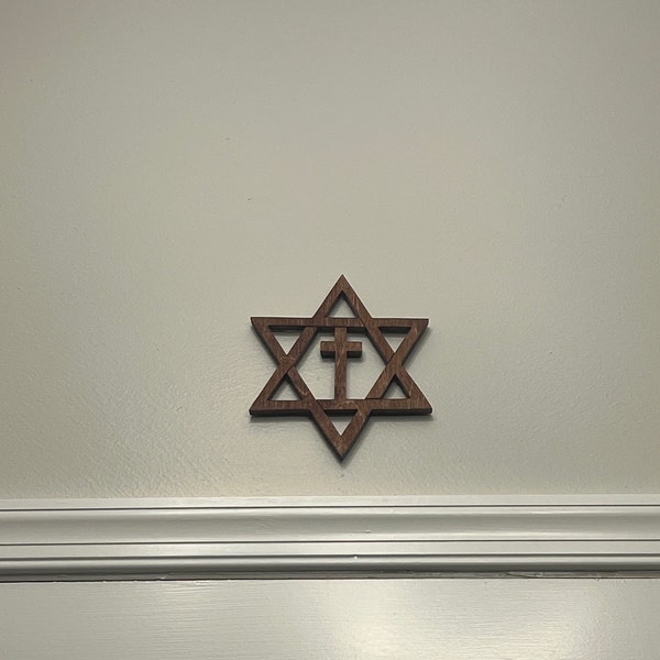 Star of David With a Cross Representing Our Grafted Heritage to Our ...