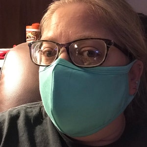 Adult Face Masks L Nose Wire L Adjustable Straps L Filter Pocket L Face ...