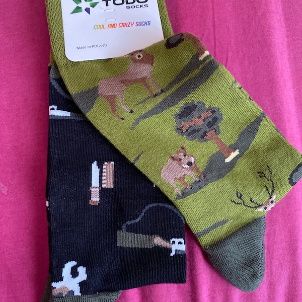 Cool Socks for Hunters | Gift for Hunters | Gift for Rangers| Crazy ...