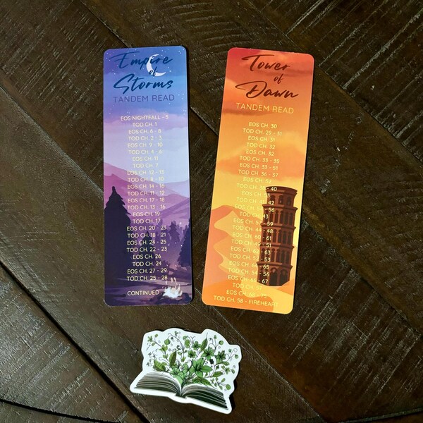 Throne of Glass Tandem Read Bookmarks | Empire of Storms & Tower of ...