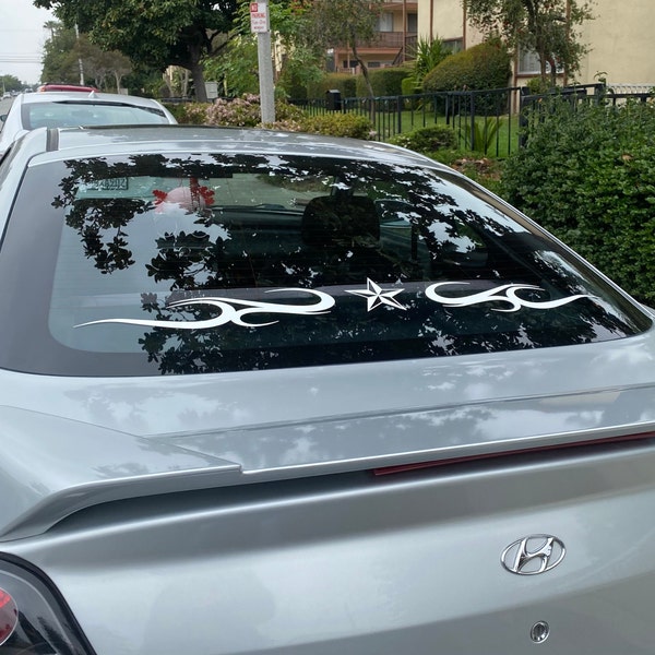 Custom Text Biffo Font Customized Personalized Letters Name Windshield ...