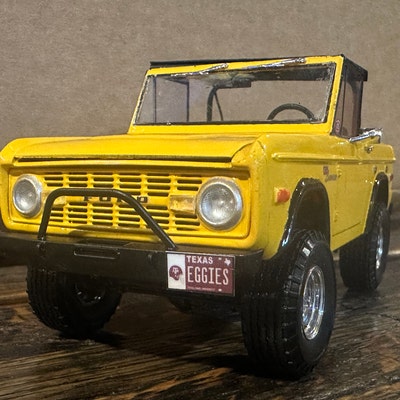 CUSTOM License Plate for Model Car to Scale Beautifully Detailed Made ...