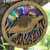 Moon, Sun and Stars Suncatcher Laser Cut Wood With Repurposed Dvds - Etsy