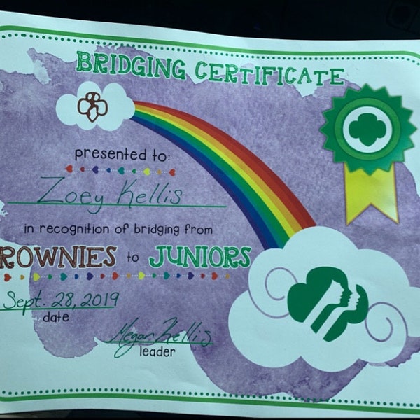 Troop Birthday Calendar Girl Scouts Fillable Customize Edit Printable ...