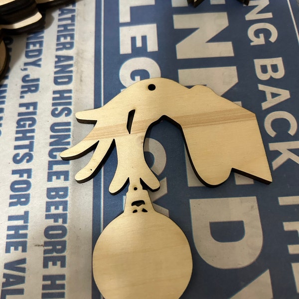 Grinch Hand-christmas Bulb Shape | Multiple Sizes | Laser Cut Shapes ...