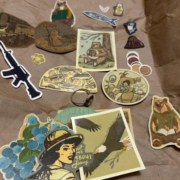Nature Christian Sticker Pack | Weatherproof Granola Stickers | Rainbow ...