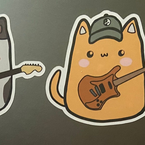 Flying V Style Guitar Sticker - Etsy