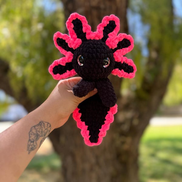 Poppy the Axolotl Lovey Crochet Pattern PDF ONLY - Etsy