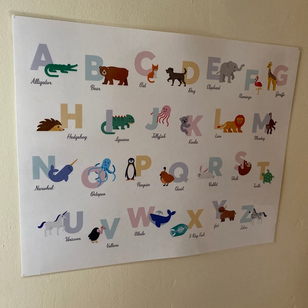 Sign Language Alphabet Diversity / Nursery Decor / Playroom Wall Art ...