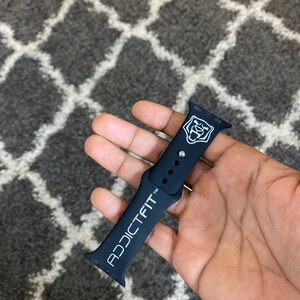 Custom Engraved Silicone Watch Band - Etsy