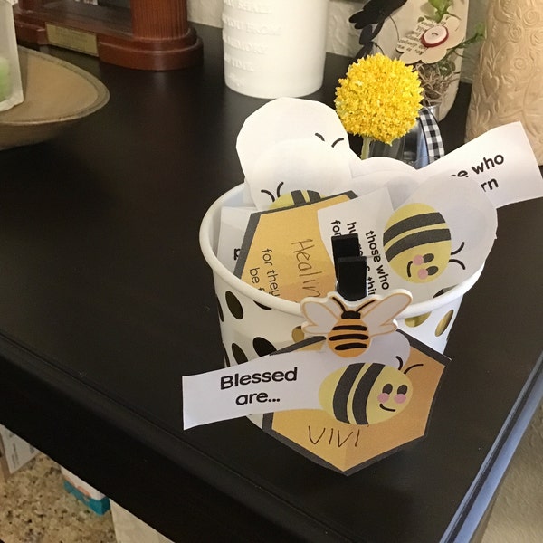 Beatitudes Kids Activity, Sermon on the Mount for Kids, Memory Verse ...