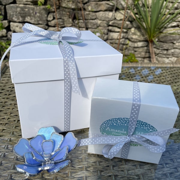 Pack of 10 8 X 4 White Gift Boxes With Window, Jewellery, Cakes, Gifts ...