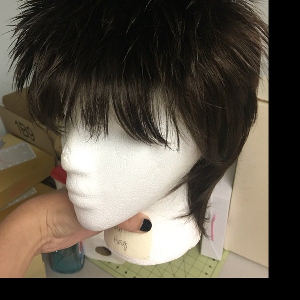 Brown Rod Stewart Style Wig. Rocker Wig. 10-58-rod-6 - Etsy
