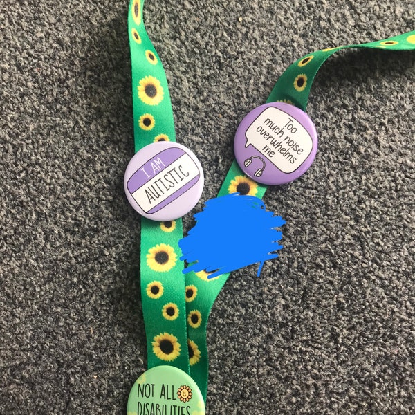 Not All Disabilities Are Visible Badge Pin | Hidden Disability Badge - Etsy