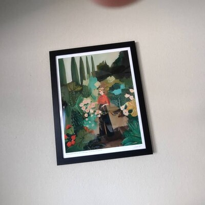 Young Millicent Brown. Art Print From the Novel Lucy Crisp and the ...