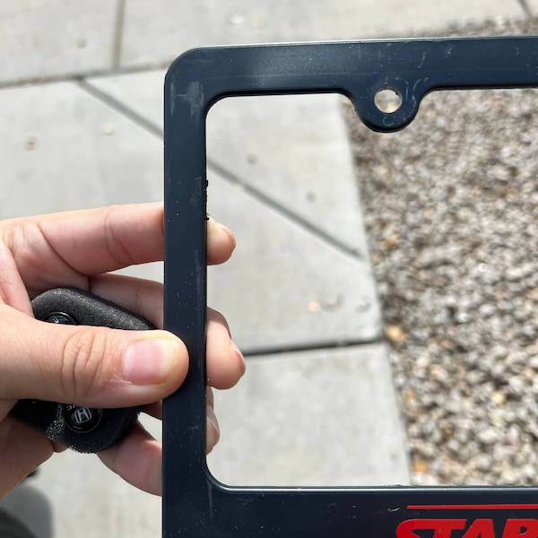 LARUSSO AUTO GROUP Cobra Kai Plastic License Plate Frame Holder Vinyl ...