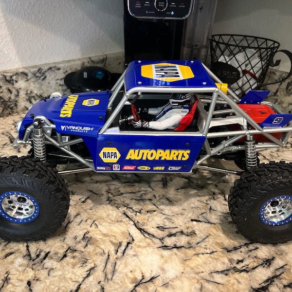 1/10 Scale “wonder” Ricky Bobby Vinyl Decal Sheet - Etsy