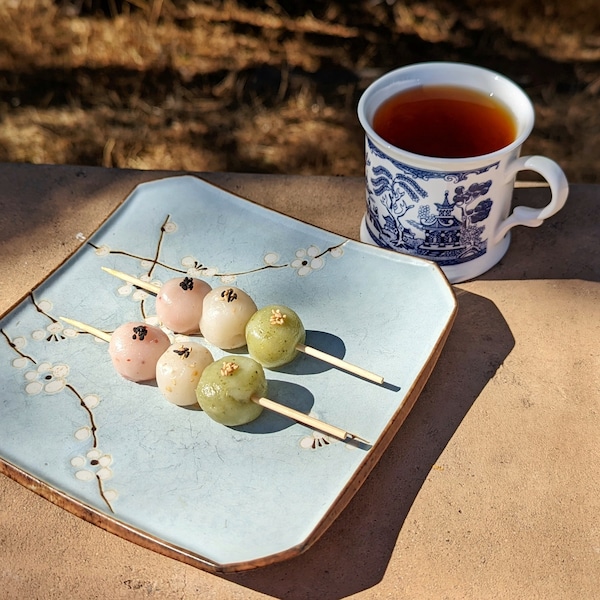 DIY Kit Hanami Dango Mochi Rice Cake Free Shipping 10 Skewers 30 ...