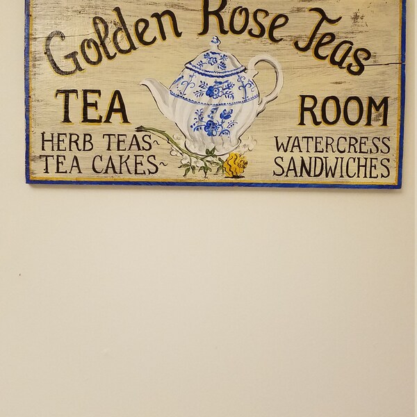 Tea Room Sign--customize It - Etsy