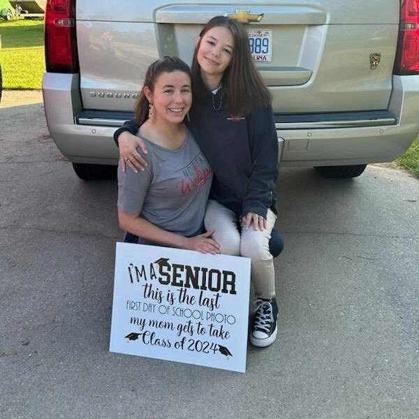 First Day of Senior Year Printable Sign First Day of School Sign 12th ...
