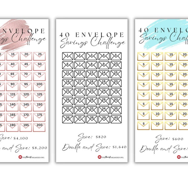 A7 Cash Envelope Inserts for Cash Wallets PDF Printable Digital ...