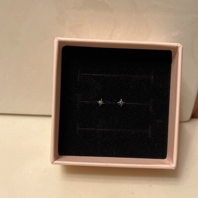 Tiny Star Stud Earrings Dainty Stud Earrings Sterling Silver Stud Earrings Mm - Etsy