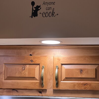 Disney Wall Decal, Disney Home Decor, Ratatouille, Anyone Can Cook ...