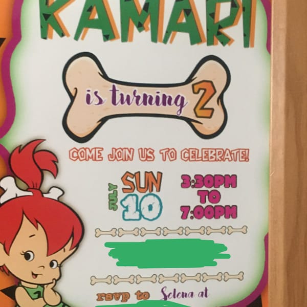 EDITABLE Pebble Invitation FREE Thank You Tag, Pebbles Birthday ...