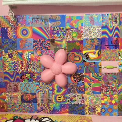 110pcs Indie Wall Collage Kit, Indie Wall Collage, Retro Wall Collage ...
