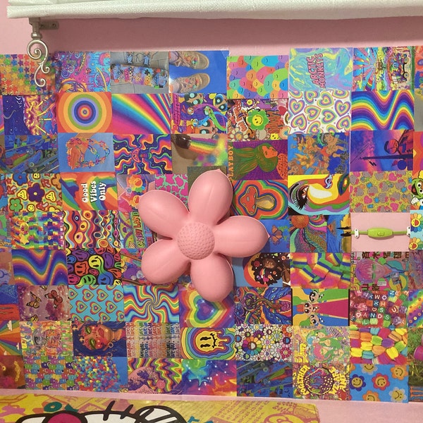 110pcs Indie Wall Collage Kit, Indie Wall Collage, Retro Wall Collage ...