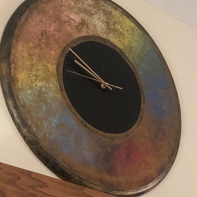 17 Wall Clock Large Wall Clock, Home Decor, Wooden Clock, Modern Wall ...