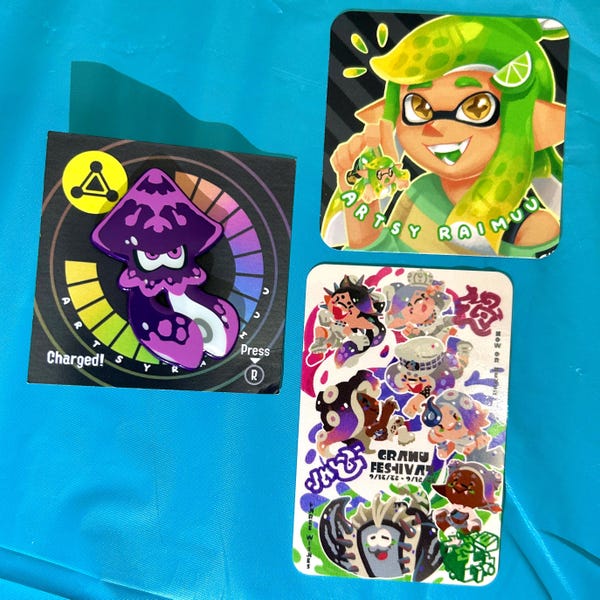 Splatoon Hotlantis WV3 Posters Harmony Paruko Tartar Dedf1sh Octoling ...
