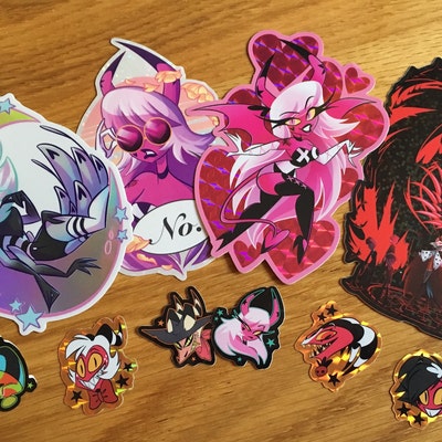 Helluva Boss Stickers Verosika, Striker, Sallie May, Deerie 5 Designs ...