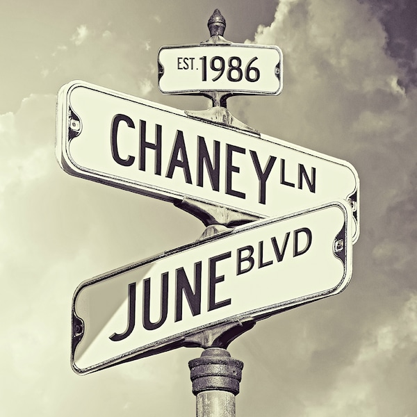 Personalized Street Signs Printable Photo - Etsy