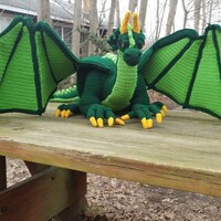 Guardian the Dragon PDF Crochet Pattern by Creationsbygems - Etsy Canada