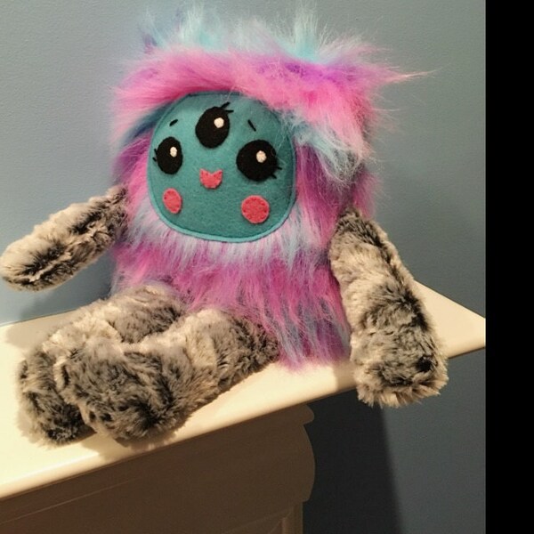 PDF Pattern. Cute Monsters. Plush Doll Pattern, Softie Pattern, Soft ...