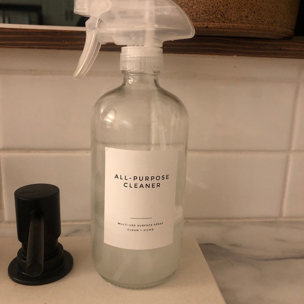 Clean+home Cleaning and Laundry Labels • Water and Oil Resistant ...
