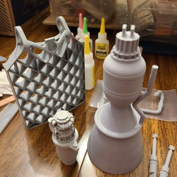 RS-25 Space Shuttle Main Engine | 3D Files Only - Etsy