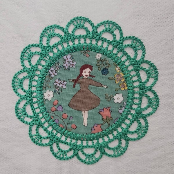 Crochet Lace Coaster ITH Machine Embroidery Designs: Cocktail Napkin ...