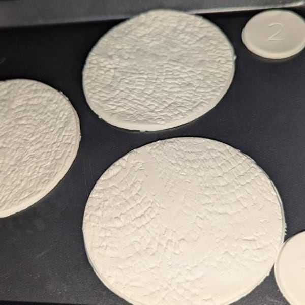 Texture Rollers for Terrain Making (28-32 Mm. Scale ), Clay and XPS ...