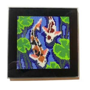 Beaded Peyote Coaster Pattern Tutorial Hibiscus - Etsy