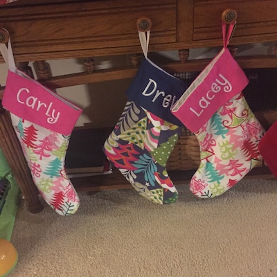 Kids Stockings Personalized Kids Stockings Christmas - Etsy