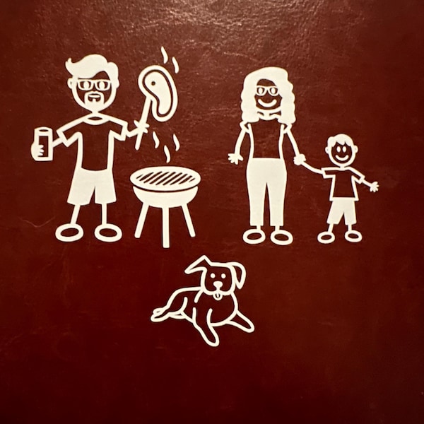 Create Your Own Stick Figure Family Decal/sticker - Etsy