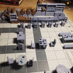 Inn and Tavern Kitchen Ver.b Dnd Miniature Terrain Dungeons - Etsy