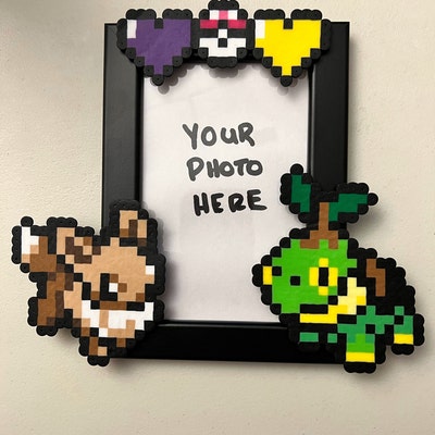 CUSTOM Pokemon Picture Frame Couples Picture Frame Video Game Wedding ...
