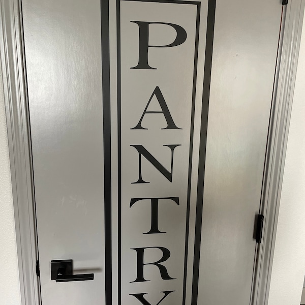 Pantry Vertical Decal Vinyl Sticker Kitchen Decor Pantry Sticker Pantry ...