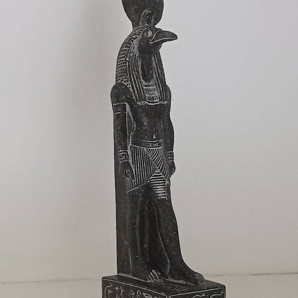 Statue Thoth God of Knowledge and Wisdom Large Black Sculpture Granite ...
