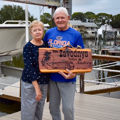 Cedar Sign 3ft Wide Wood Sign Rustic Cedar Slab Sign Custom Sign ...